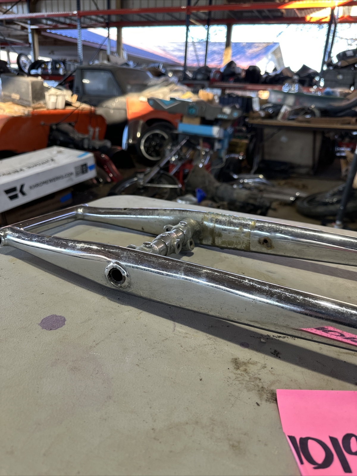 Indian Girder Extended Chrome Front End Fork Parts Vintage 50’s Chief ...