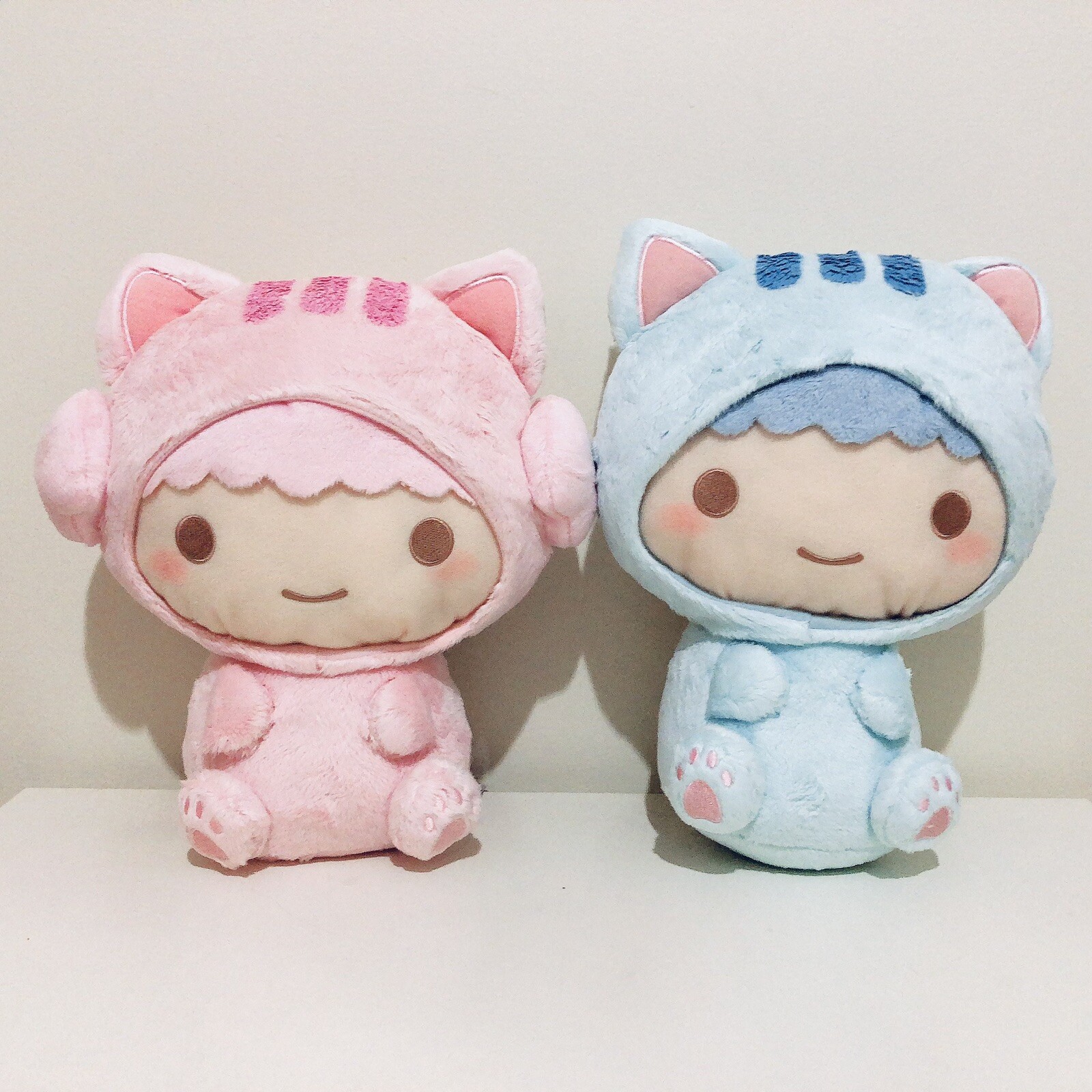 Little Twin Star Sanrio Plush Toy 28cm Cat Mascot Set Of 2 BNWT Japan ...