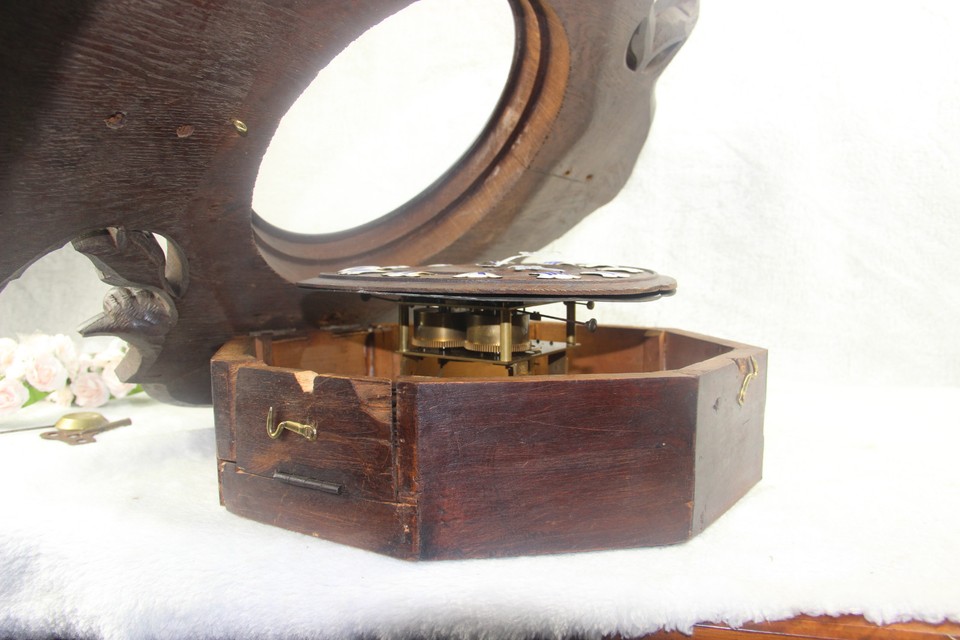 Huge German Black forest oak wood carved hunting trophy Deer dog head ...