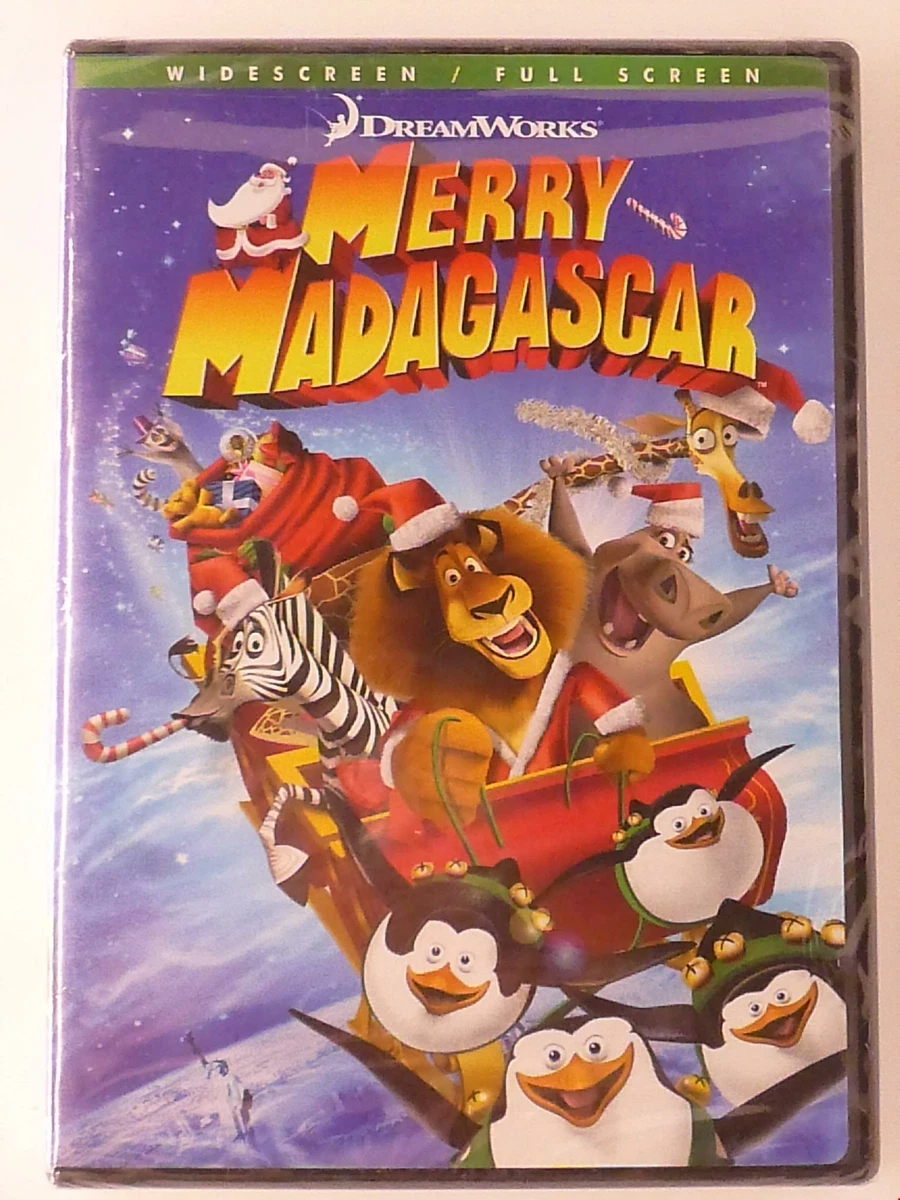 Merry Madagascar Poster