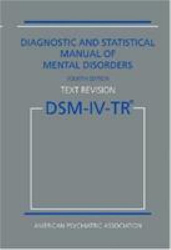 Manuel Diagnostique Et Statistique Des Troubles Mentaux, DSM-IV-TR | eBay