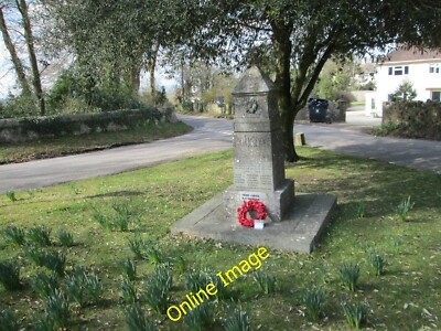 Photo 12x8 Rousdon War Memorial War memorial on the green at Rousdon ...