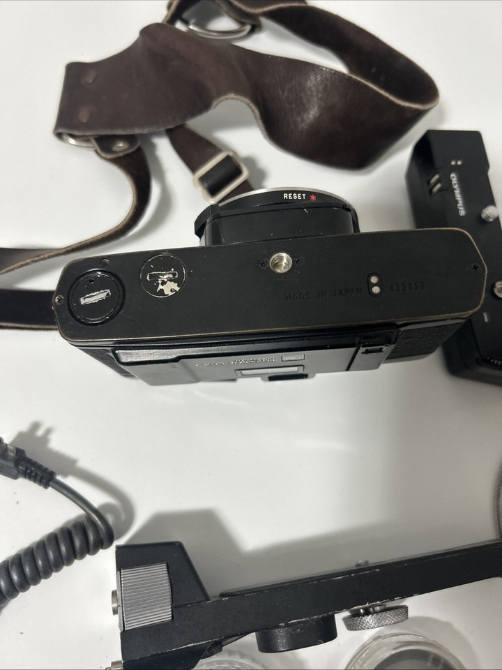 Olympus OM-2 MD Black 35mm Film Om Lens SLR Camera Body Parts And ...