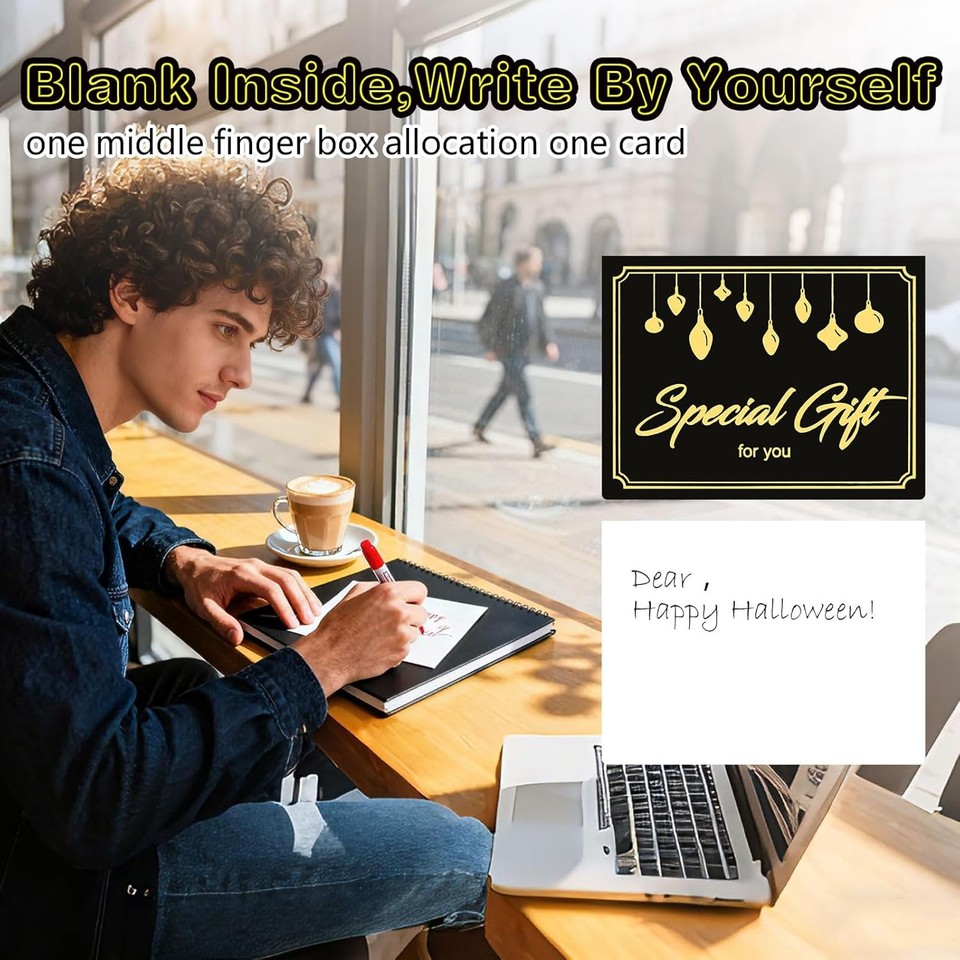 Middle Finger in A Box,4 Pack Prank Gift Box for Adults, Funny Middle ...