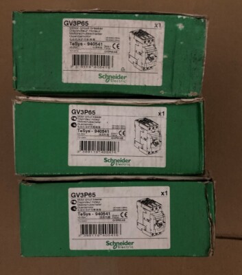 1PC Schneider Motor breaker Motor protection GV3-P65 GV3P65 New #YY0 | eBay