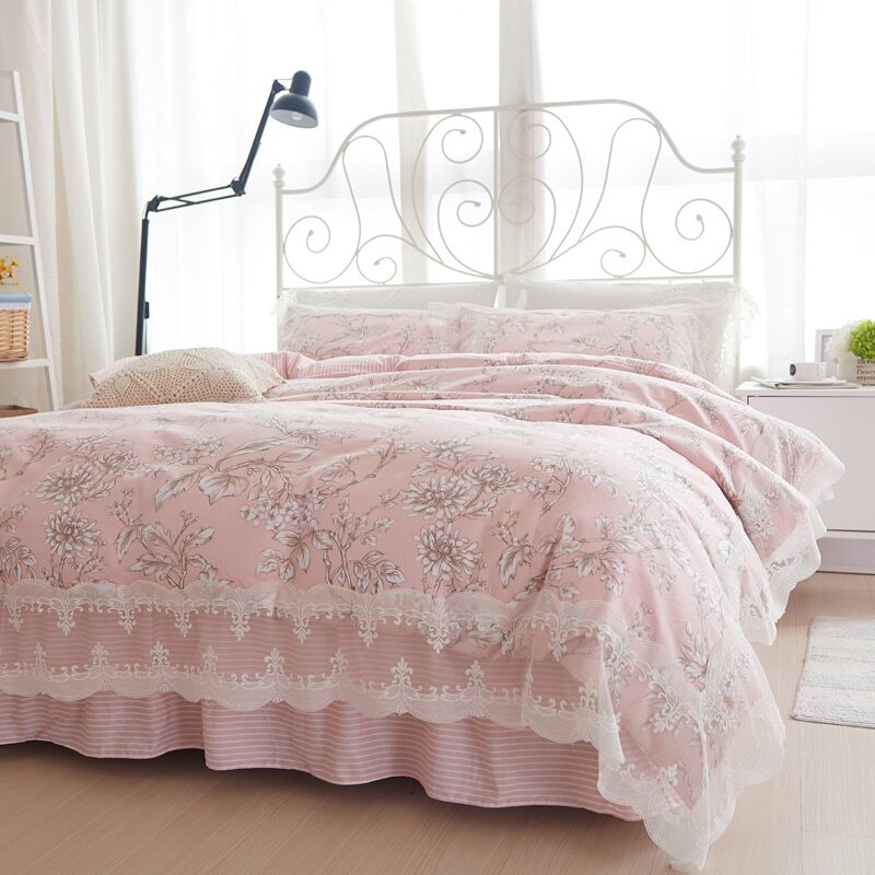 Princess Bedding Set Printing Duvet Cover Bed Sheet Pillowcases ...