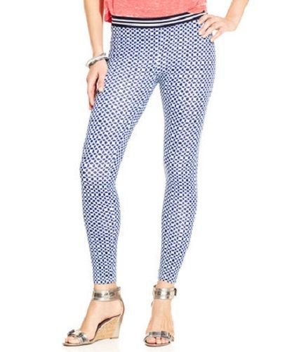 HUE XL Blue Print Geo Cotton Skimmer W/Elastic Waistband NWT (Location ...