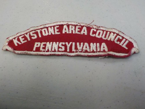 Red and White Strips: Keystone Area Council, Pennsylvania | eBay