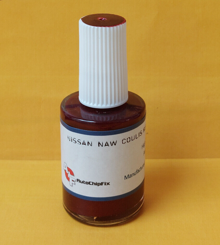 For Nissan Code NAW Coulis Red Touch Up Paint + Complimentry Fine Tip ...