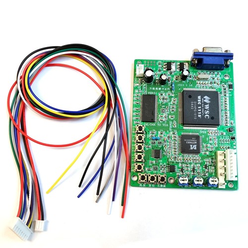 24K CRT RGB CGA TO VGA Converter Board Retro Neo Geo Jamma PCB SNK ...