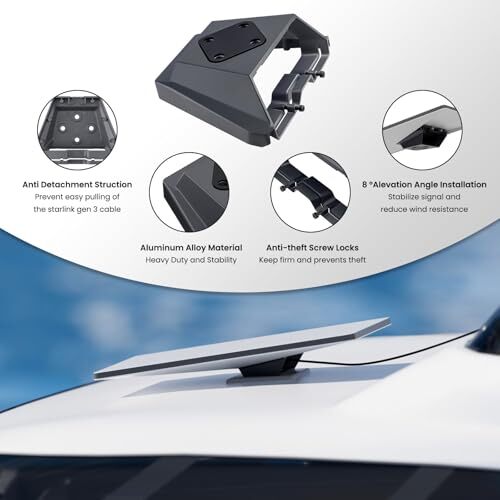 Starlink Mini Roof Mount EAZUSE Starlink Gen 3 Mobility Mount ...