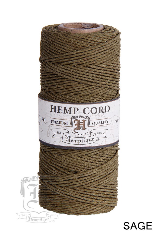 1MM Solid Polished Hemp Twine Hemptique Cord Macrame String 20lbs ...
