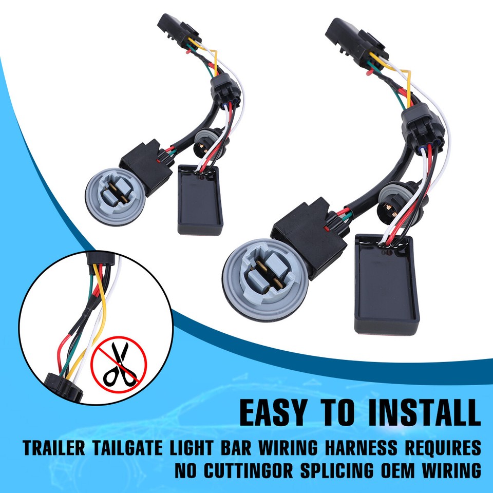 LED Type Tail Lights Wiring Harness For 2013-2022 Dodge Ram 1500 ...