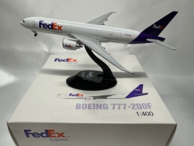 Airplane 1:400 Boeing 777 FedEx Die-cast metal model | eBay