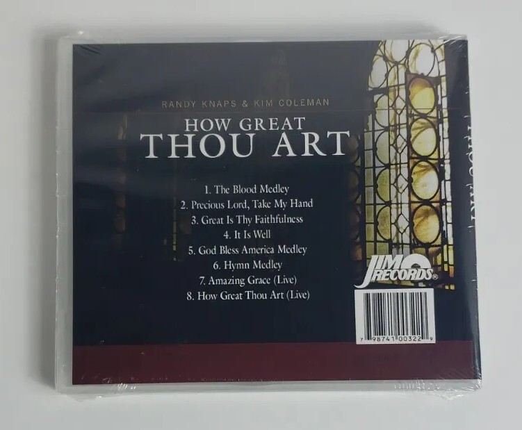 How Great Thou Art By Randy Knaps/Kim Coleman CD Jim Records Factory ...