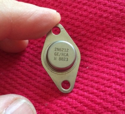 2N6212 (2N6211 ECG38) PNP TO66 300V 2A 35W 20MHz BY RCA | eBay