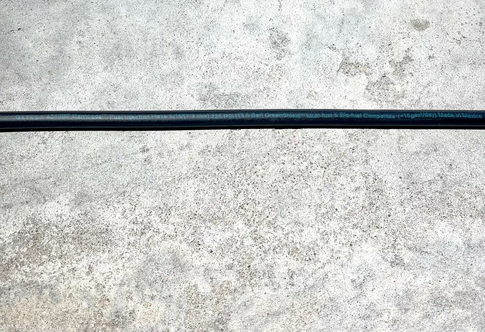 Gates Barricade Fuel Injection (MPI) Hose 5/16" ID, Sold in 3 FOOT ...
