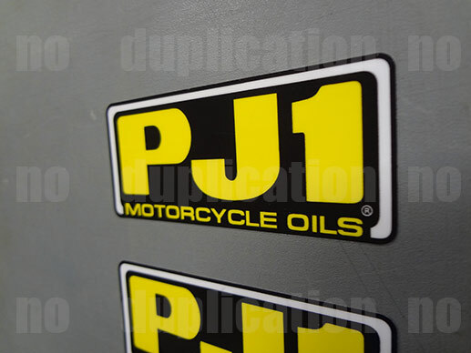 2x PJ1 motorcycle oils decals sticker graphic Ducati Motocross Suzuki ...