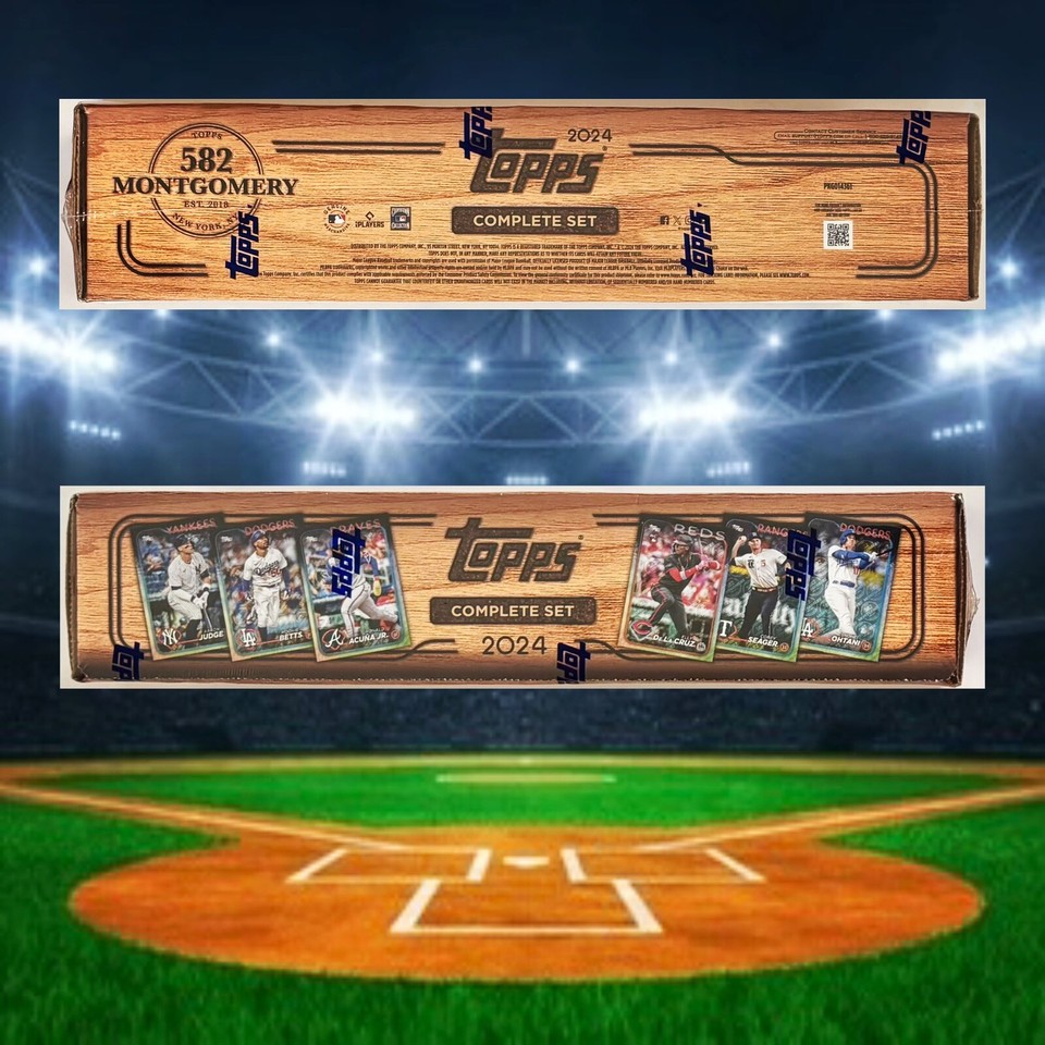 2024 Topps 582 Montgomery Club Sealed Factory 700 card set series 1 & 2 ...