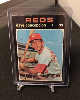 Dave Concepcion Rookie 1971 Topps card 14 Cincinnati Reds RC | eBay