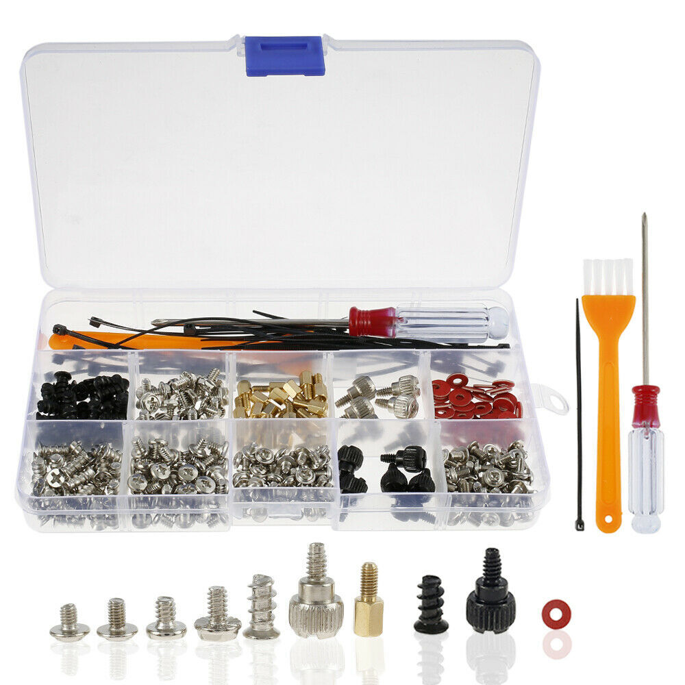 330PC Computer Screw Case Standoffs Assortment For Fan Hard Disk ...