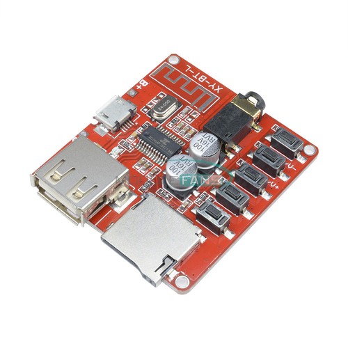Micro USB 3.7-5V Audio Decoder Bluetooth 4.1 MP3 Player Board TF SD ...