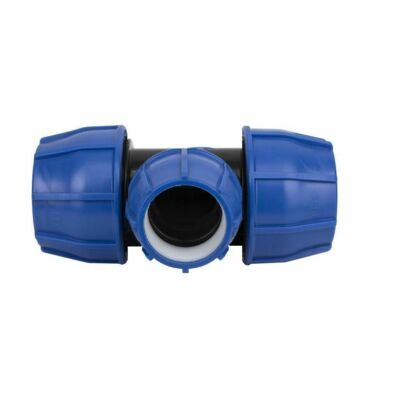 40mm x 32mm METRIC TEE BLUE LINE POLY PIPE NORMA IRRIGATION FITTING ...