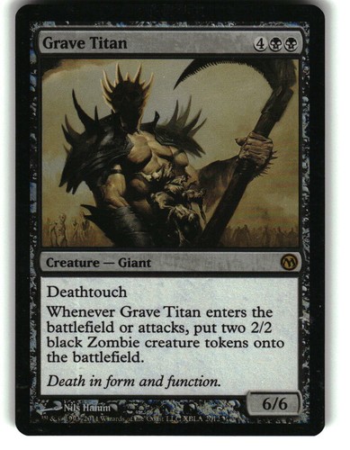 Magic the Gathering - Media Promos Grave Titan 2012 Promo Foil | eBay