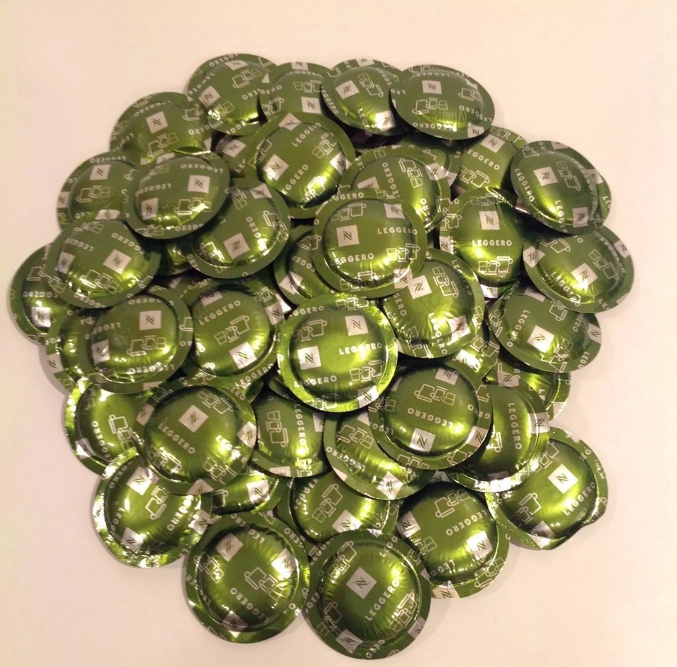 Nespresso Professional Capsules Leggero Coffee Pods 100 ct LOOSE/BULK ...