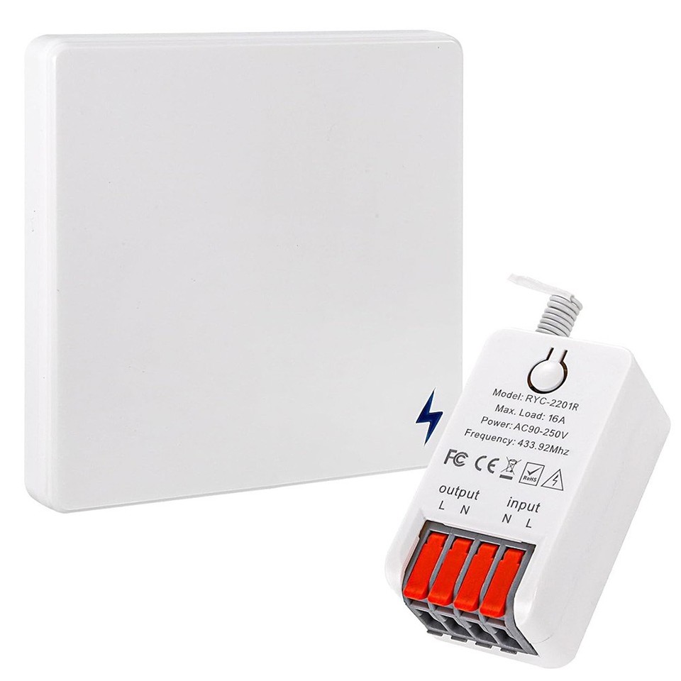 Wireless Light Switch Kit with Multi Switch Support and 16A Relay ...