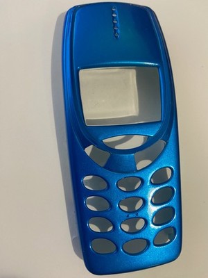Nokia 3310, 3330 Old Models Front Cover with Screen Display in Metallic ...