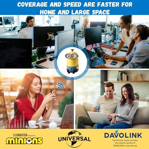 Davolink Minions Wi-Fi 6E Router - Elevate Your Connectivity Experience ...
