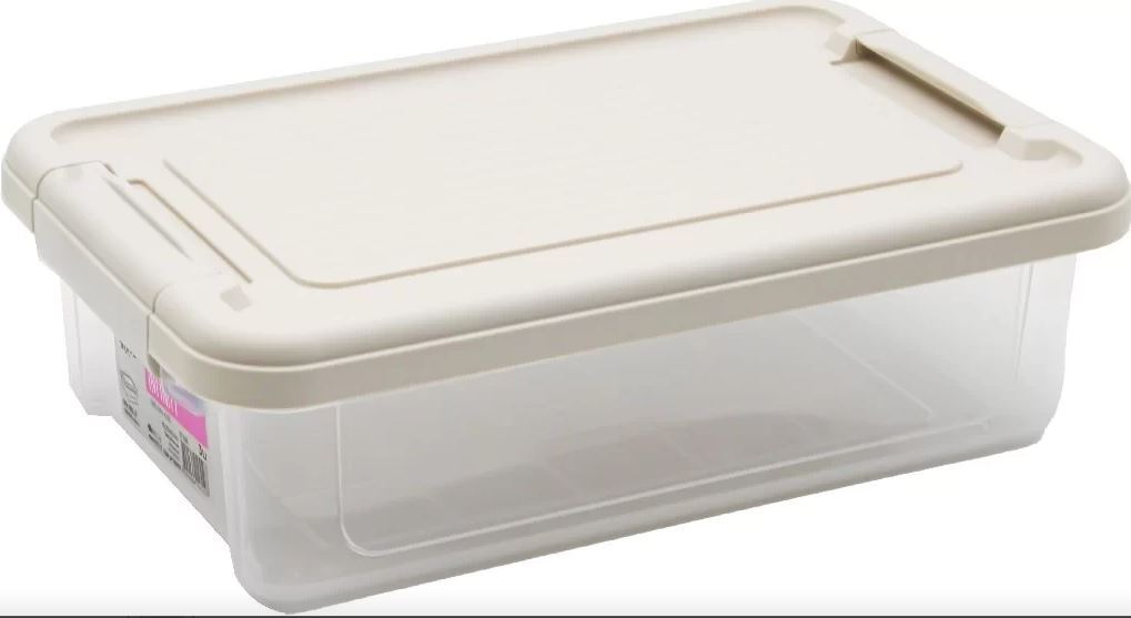 Plastic Food Storage Pantry Box Handle Lock Clip Container Meal Carrier ...