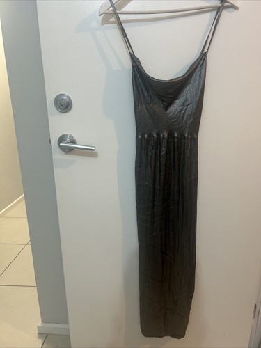 bec & bridge liquid silver slip dress sz 6 (d56 | eBay