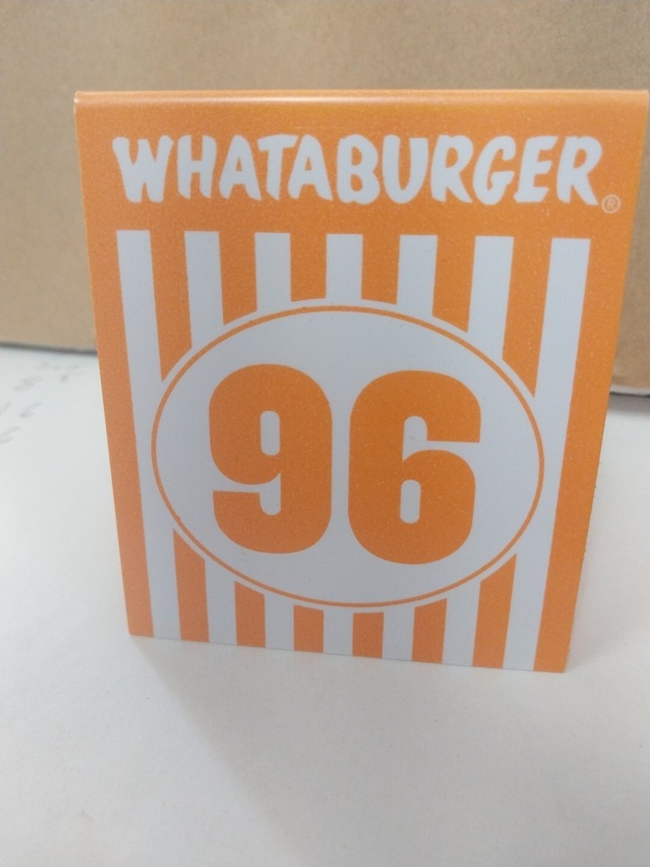 Whataburger Table Tent 96 | eBay