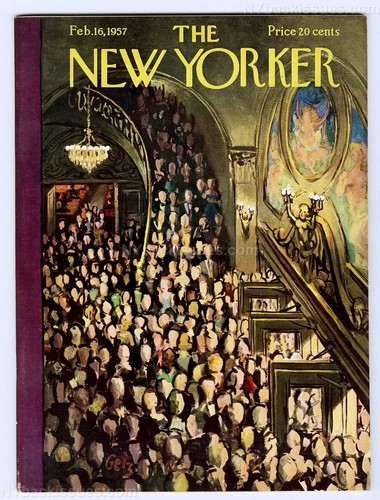 New Yorker magazine February 16 1957 Marianne Moore John Godley VF | eBay