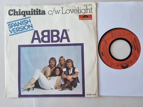 ABBA - Chiquitita SPANISH VERSION 7'' Vinyl Germany | eBay