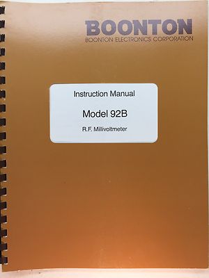 Manuals & Books - Boonton Rf
