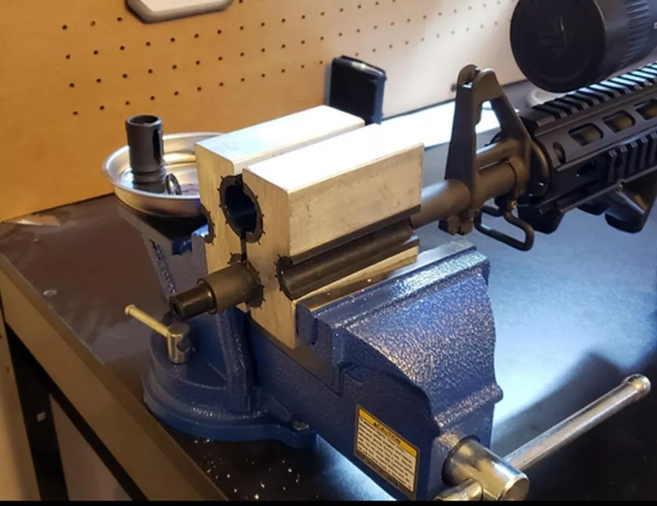Universal Barrel Clamp for Firearms Gunsmithing Constructed For Most ...