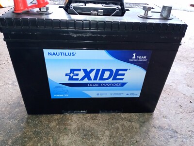 Nautilus 27MDP Dual Purpose Marine Battery (USED) + Battery Box | eBay