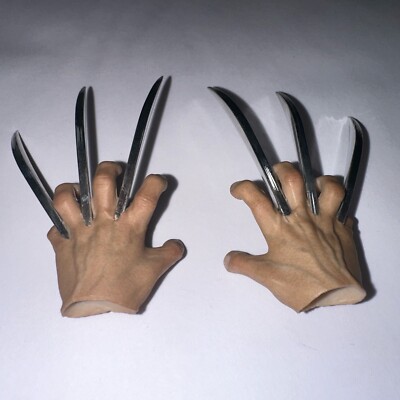 1/6 Super Duck Wolverine Pair Of Wide Finger Hand Metal Claws | eBay