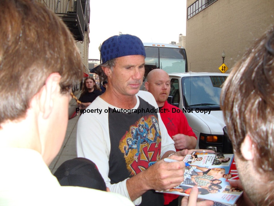 CHAD SMITH signed 8x10 photo - Red Hot Chili Peppers / Chickenfoot ...