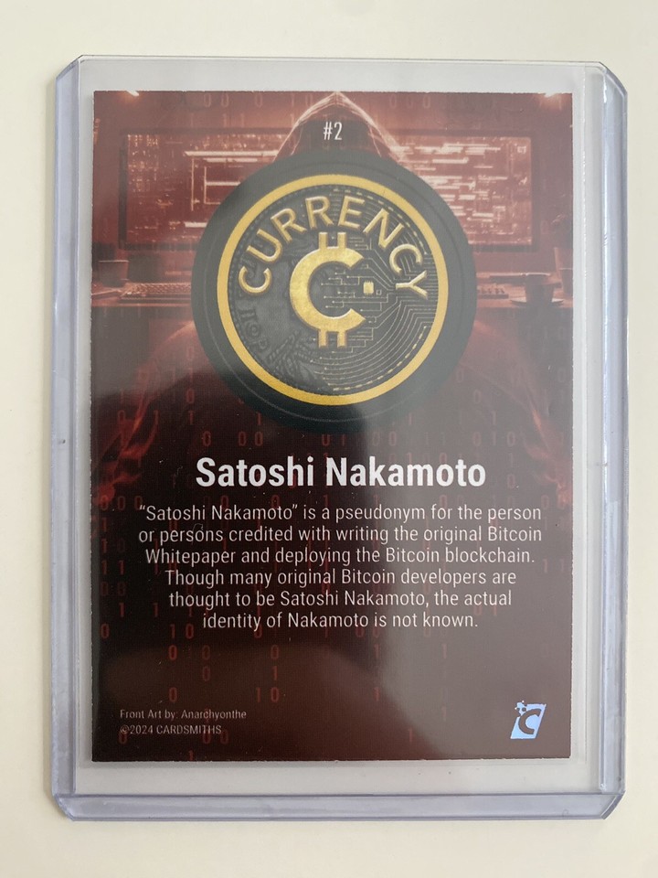 Satoshi Nakamoto #2 2024 Cardsmiths Currency S3 Base | eBay