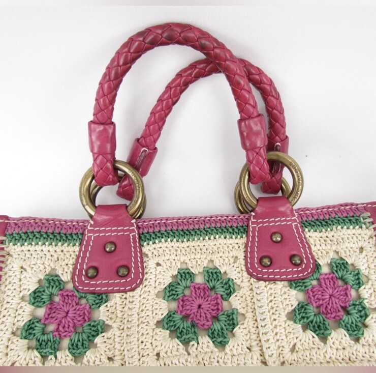 Marc Jacobs Authentic Crochet Handle Bag - Gem
