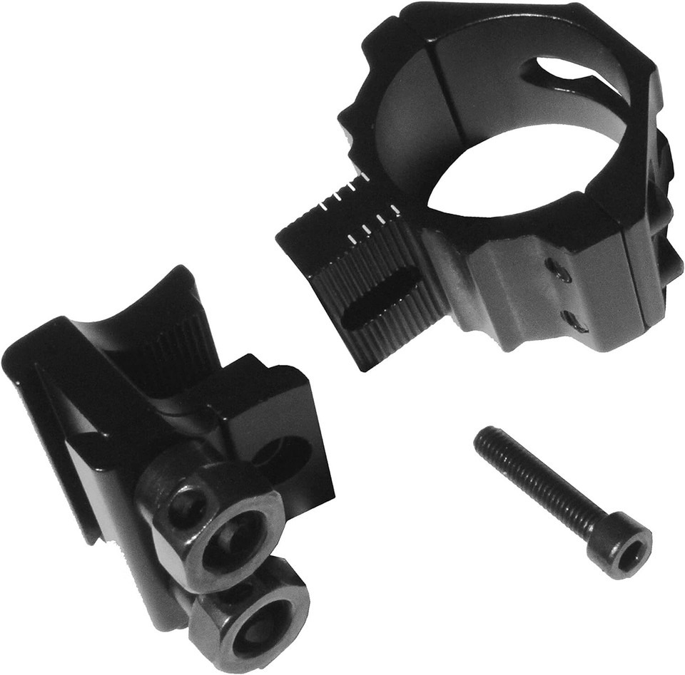 2 Pieces 1"/30mm Adjustable Height Scope Rings Mount f 11mm Dovetail ...