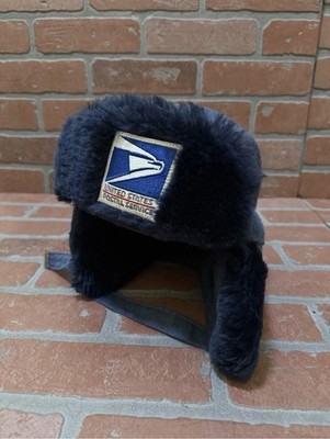 Vintage USPS Postal Service Letter Carrier Winter Trapper Hat Size ...