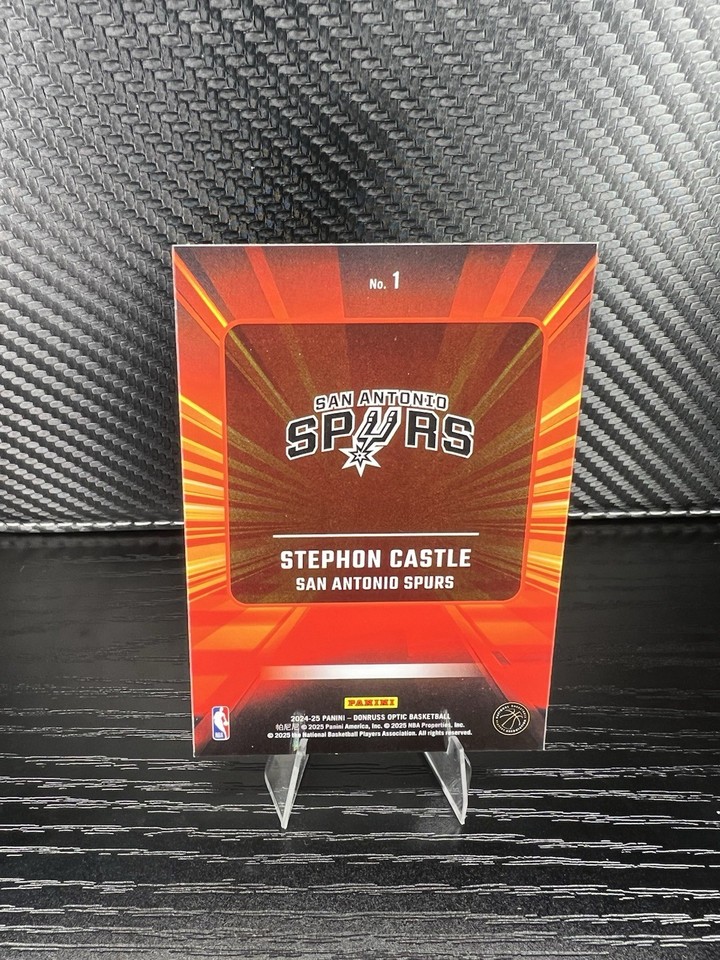 2024-25 Donruss Optic Basketball Stephon Castle RC Express Lane Insert ...
