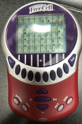 Radica Big Screen FreeCell Solitaire Electronic Handheld Game TESTED | eBay