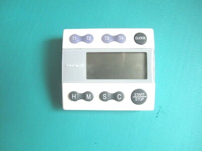VWR Traceable Four-Channel Alarm Timer with Clock | eBay