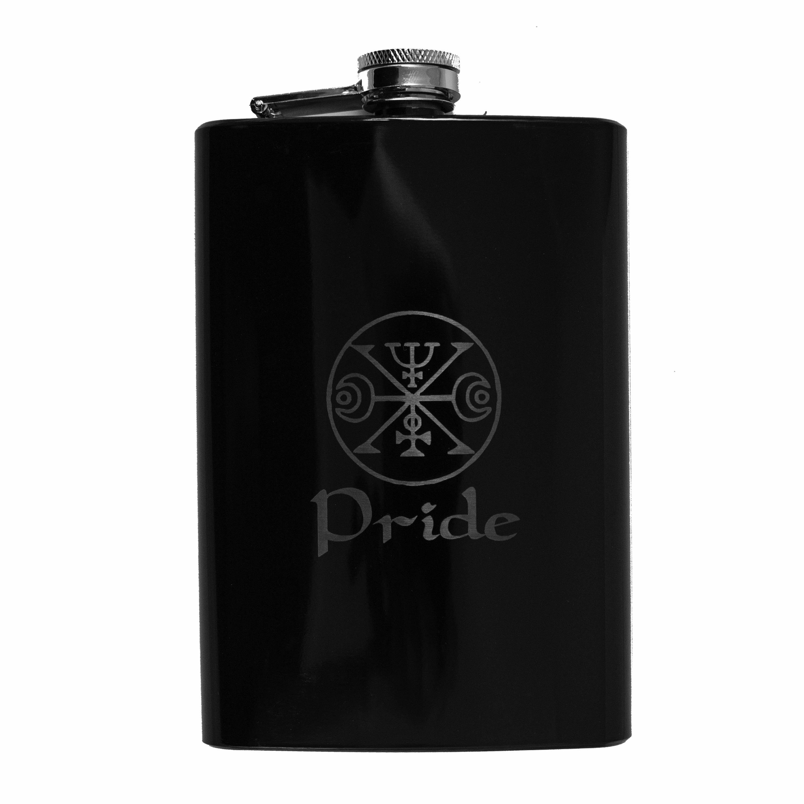 8oz BLACK Seven Deadly Sins PRIDE Flask | eBay